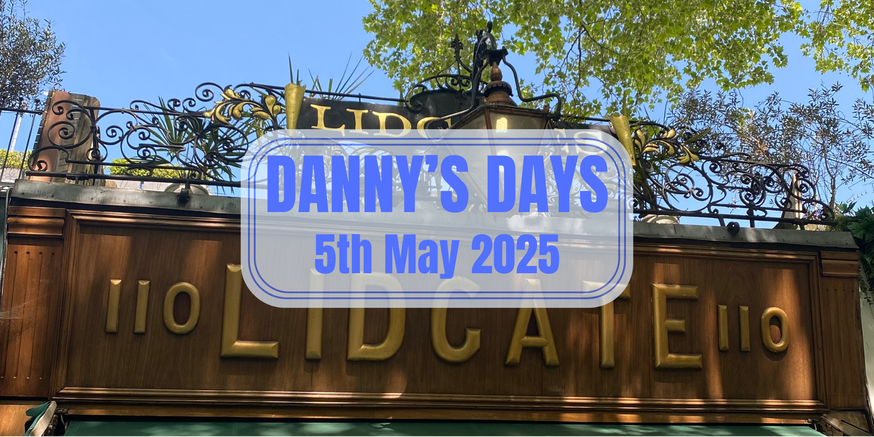 Danny's Days - 5th May 2025 — Lidgates Butchers