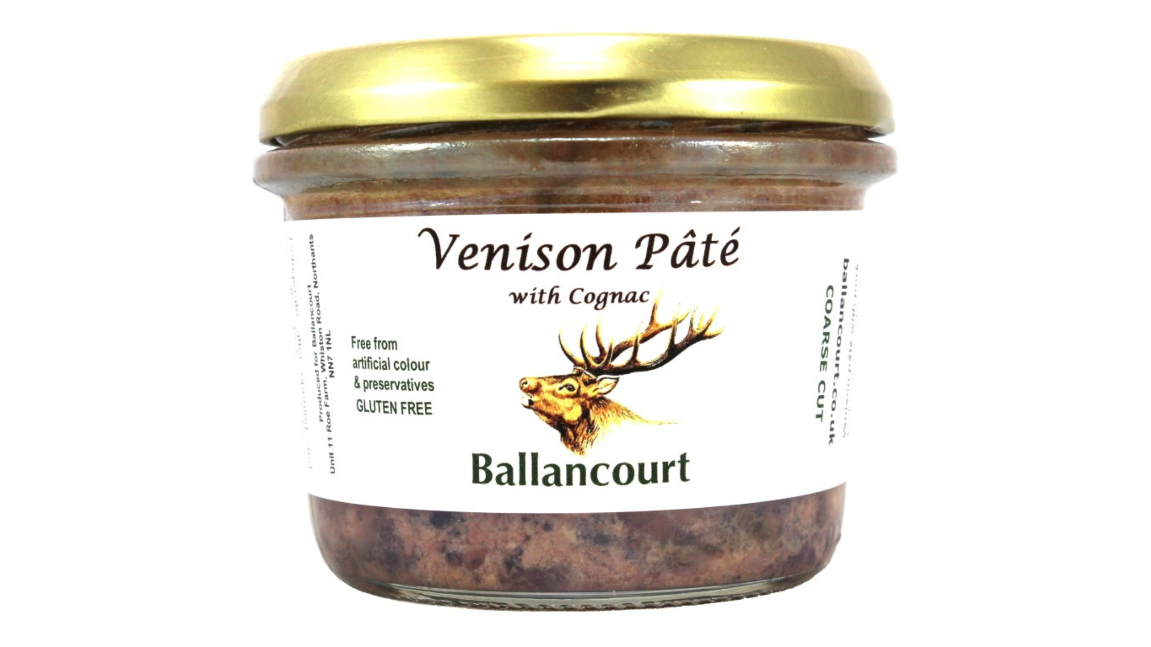 Ballancourt Venison & Cognac Pate 180g — Lidgates Butchers