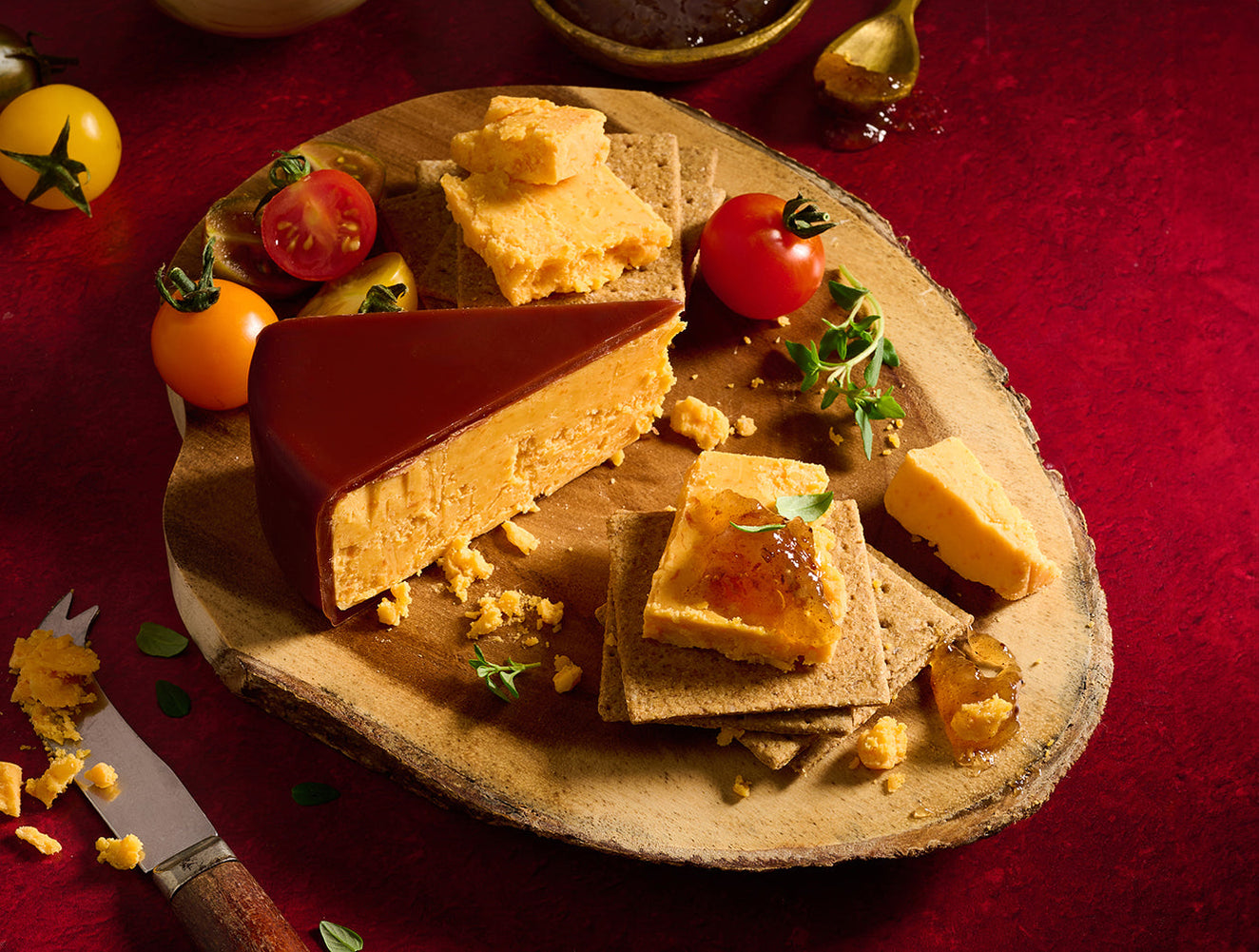 Snowdonia Red Storm Vintage Red Leicester (200g) — Lidgates Butchers